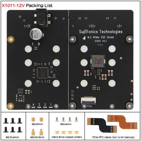 X1011-12V - Geekworm Wiki